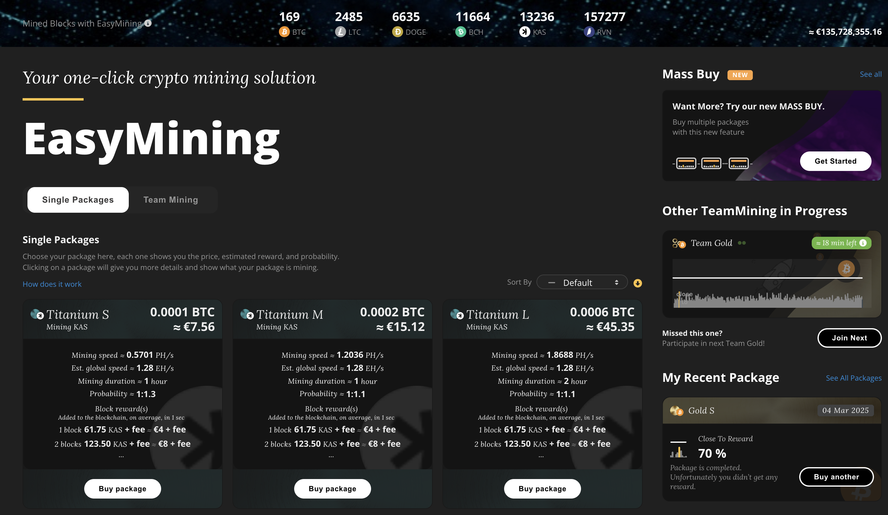 EasyMining: The easiest way to mine Bitcoin and Crypto without hardware | NiceHash